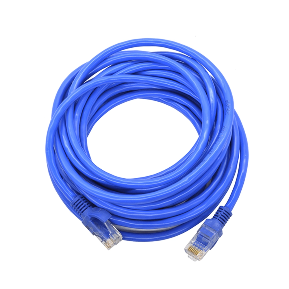 Cable de Red 10 Metros Cat 5E UTP Conector Aluminio Alta Velocidad